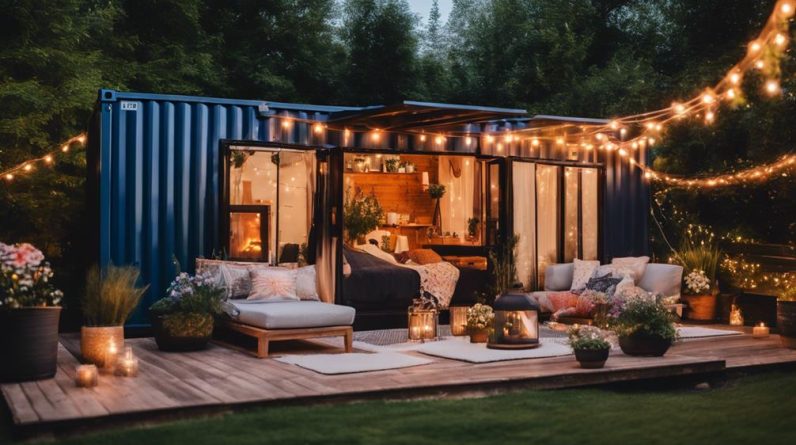 How to Create a Cozy Outdoor Space Around Your Container Home - Tiny ...